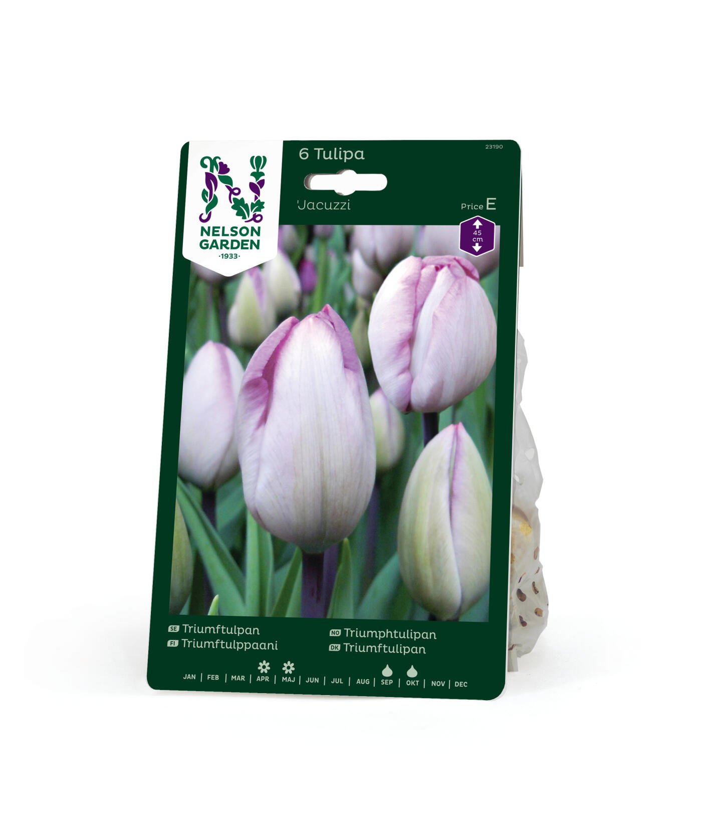 Triumphtulipan 'Jacuzzi' - Lettdyrkede høstløk