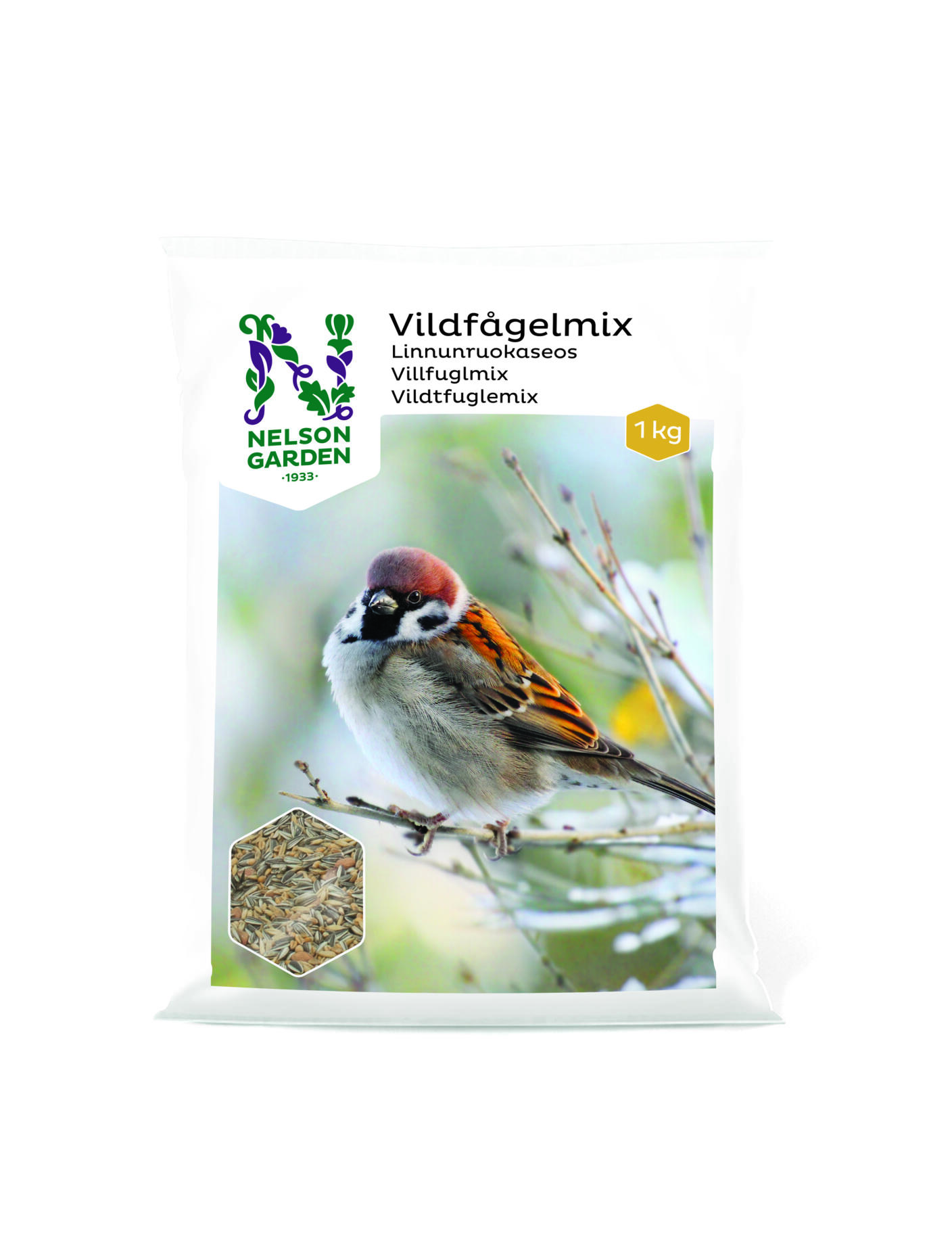 Villfuglmix, uten havre - Fuglemat fra Nelson Garden